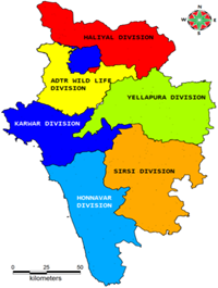 Fragmentation of Uttara Kannada Forests