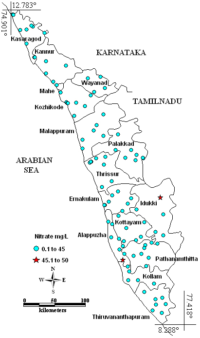 Spatial Assessment of Groundwater Quality in Kerala, India