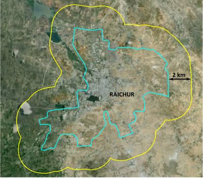 Spatio-temporal dynamics of Raichur City